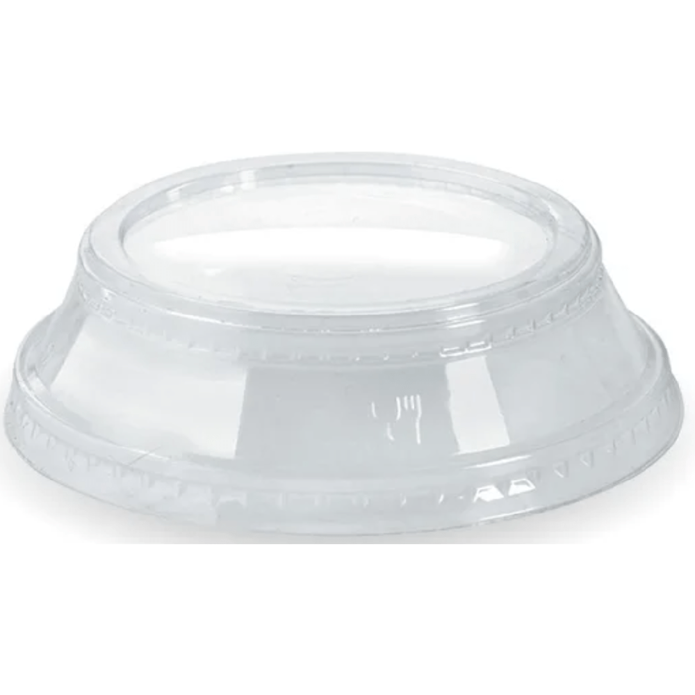 BioPak PLA Cold Cup Dome Lid No Hole 300-700ml – Crystal Packaging