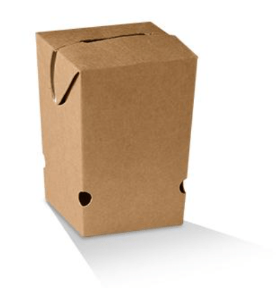 Kraft Milkboard Chip Carton Small – Crystal Packaging