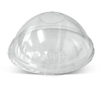 Deli Container Round RPET Dome Lids – Crystal Packaging