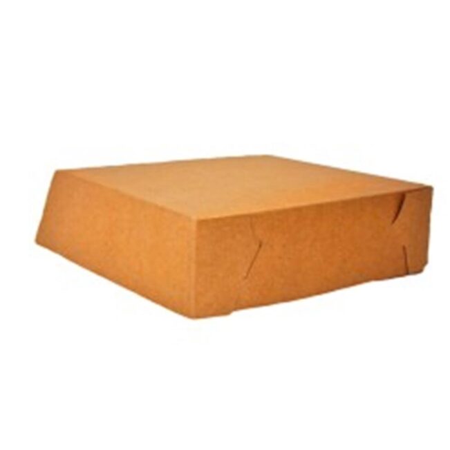 Kraft Cake Box 12x12x4 – Crystal Packaging