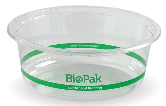 BioPak PLA Deli Container 240ml – Crystal Packaging
