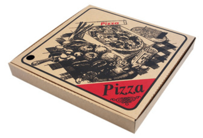 Italian Print Pizza Box 13 inch – Crystal Packaging