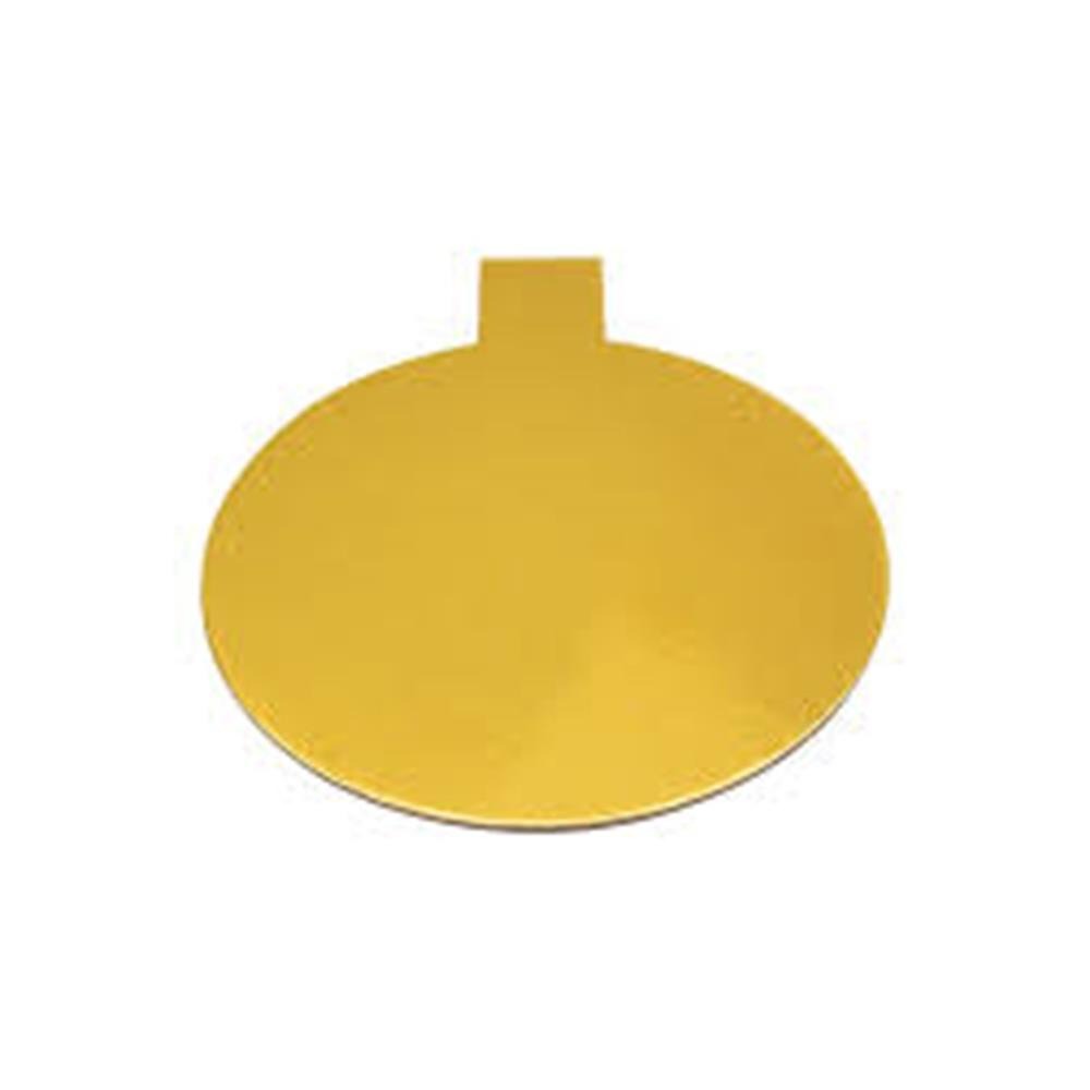 Gold Cake Tab Round (50pcs) – Crystal Packaging