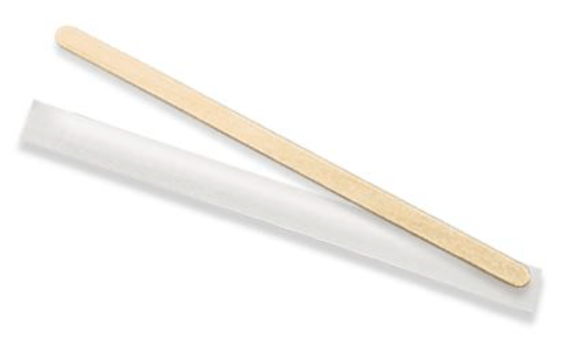 Wooden Coffee Stirrers Individually Wrapped – Crystal Packaging