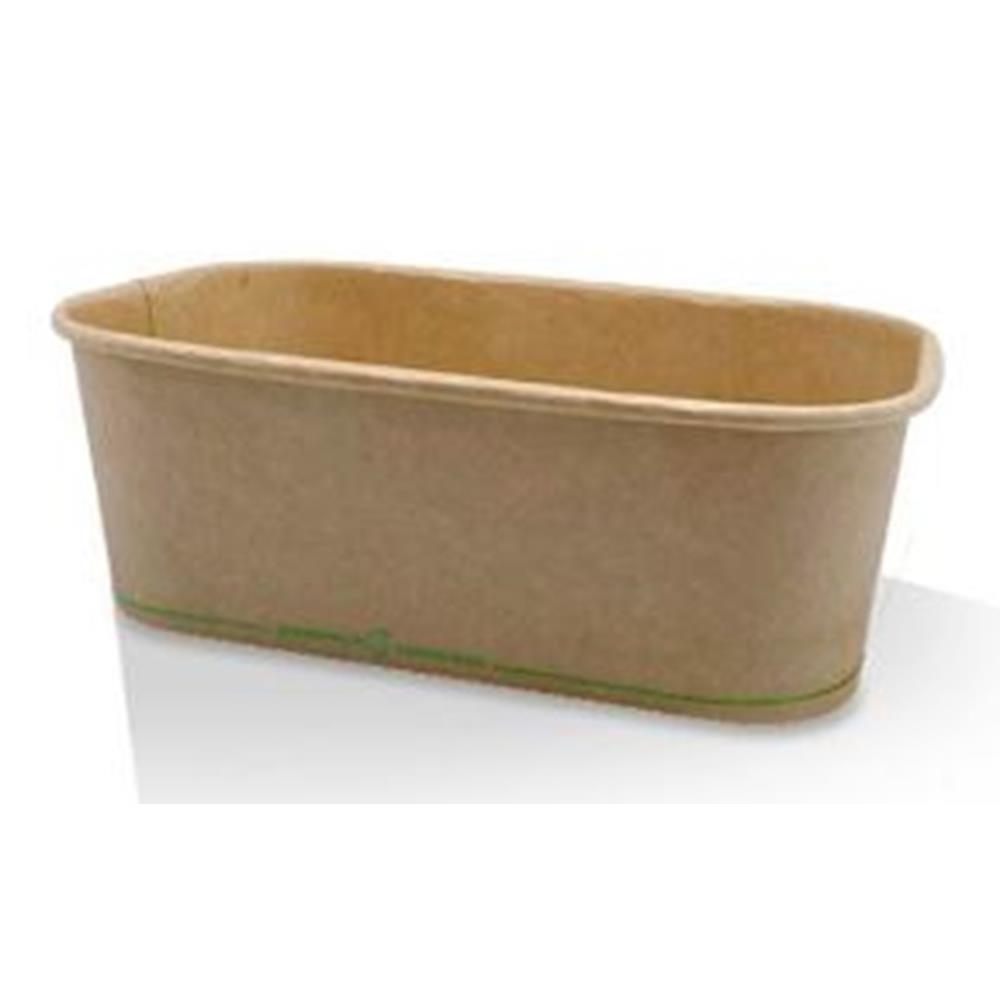 Kraft Paper Rectangular Container 750ml – Crystal Packaging