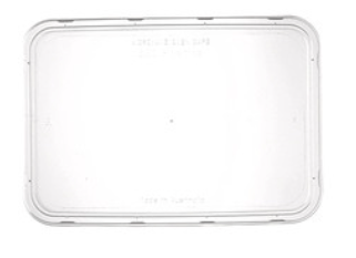 Plastic Rectangular Container Flat Lid – Crystal Packaging